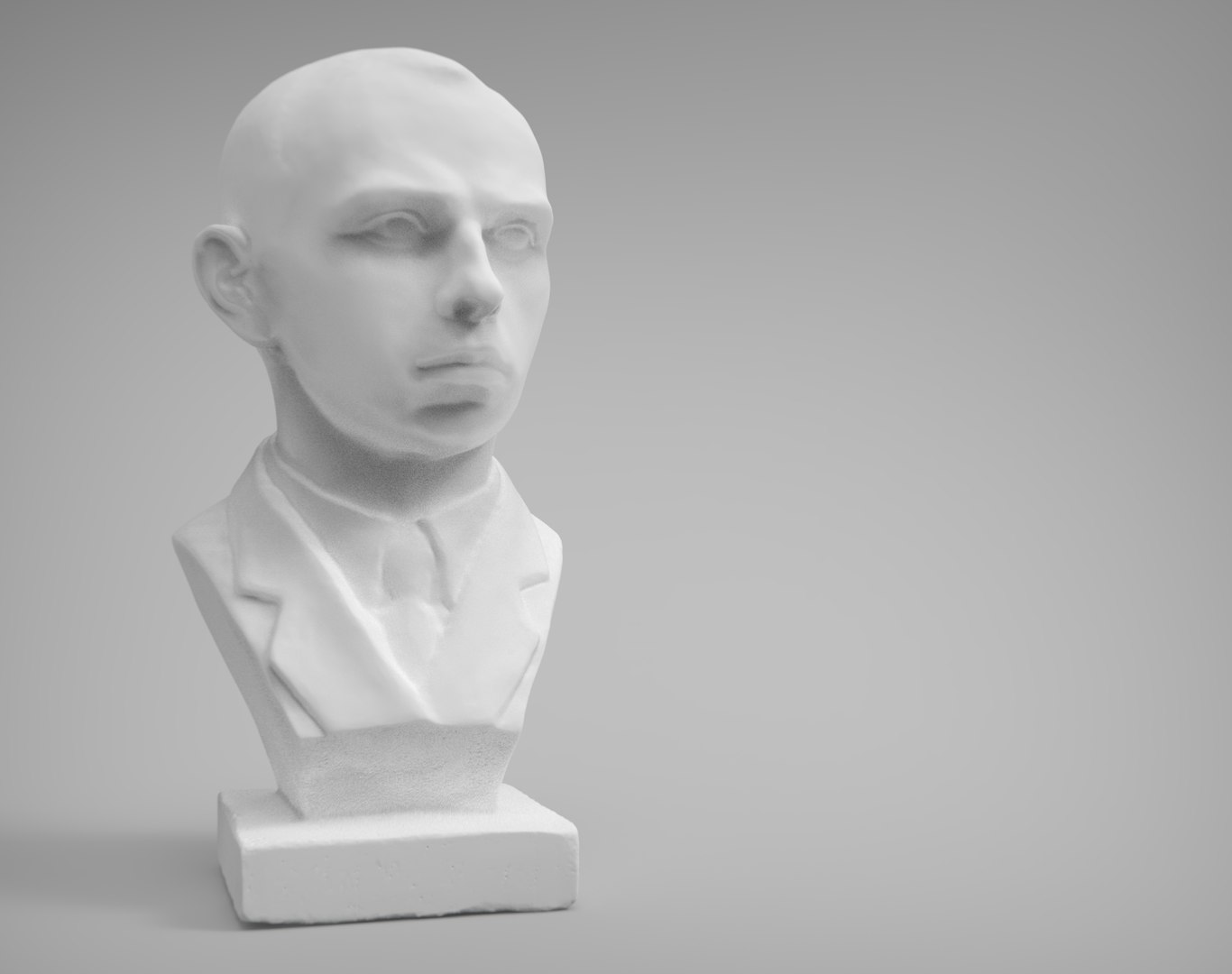 3D Model Sculpture Of Stepan Andriyovych Bandera - TurboSquid 1913883