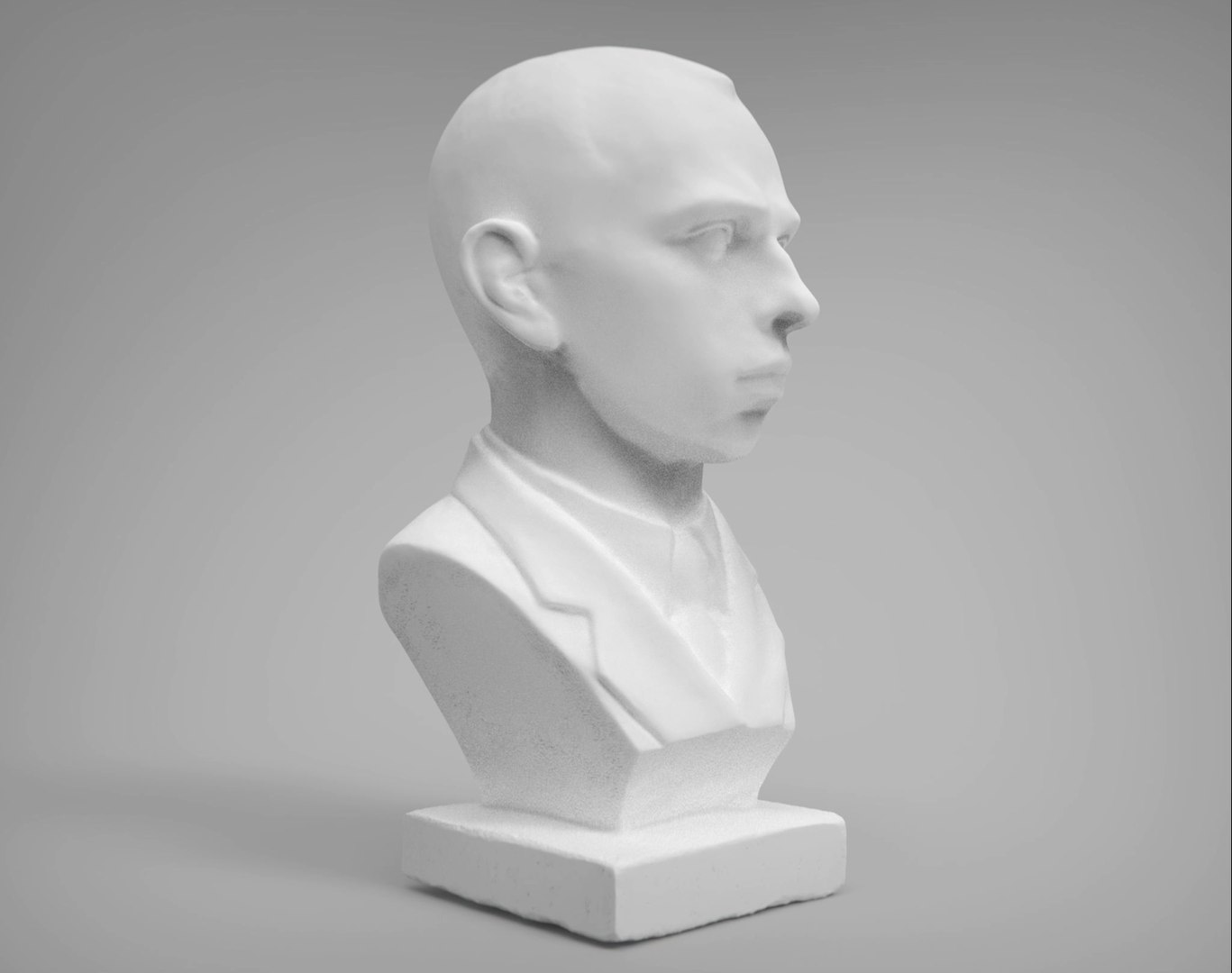 3D Model Sculpture Of Stepan Andriyovych Bandera - TurboSquid 1913883