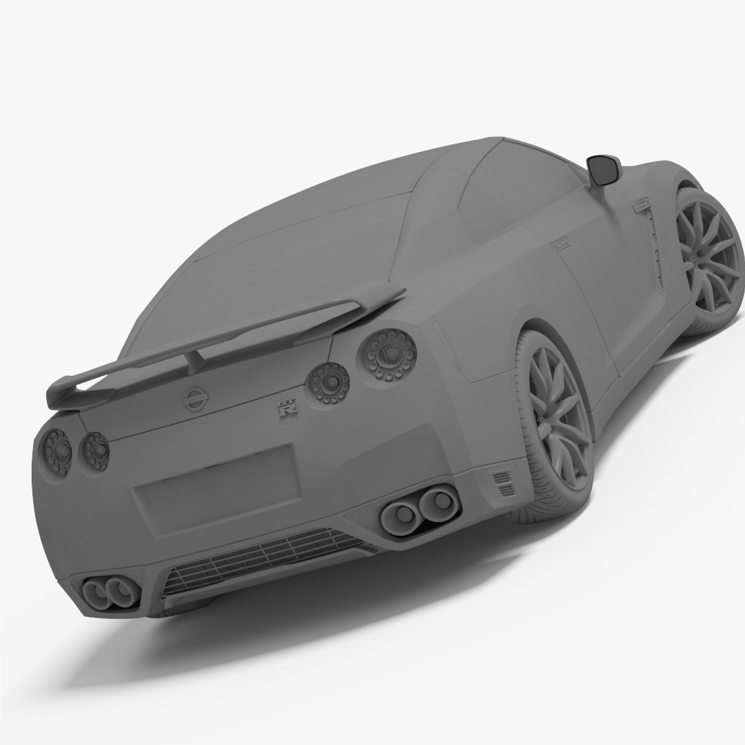 3d Nissan Gt-r 2014