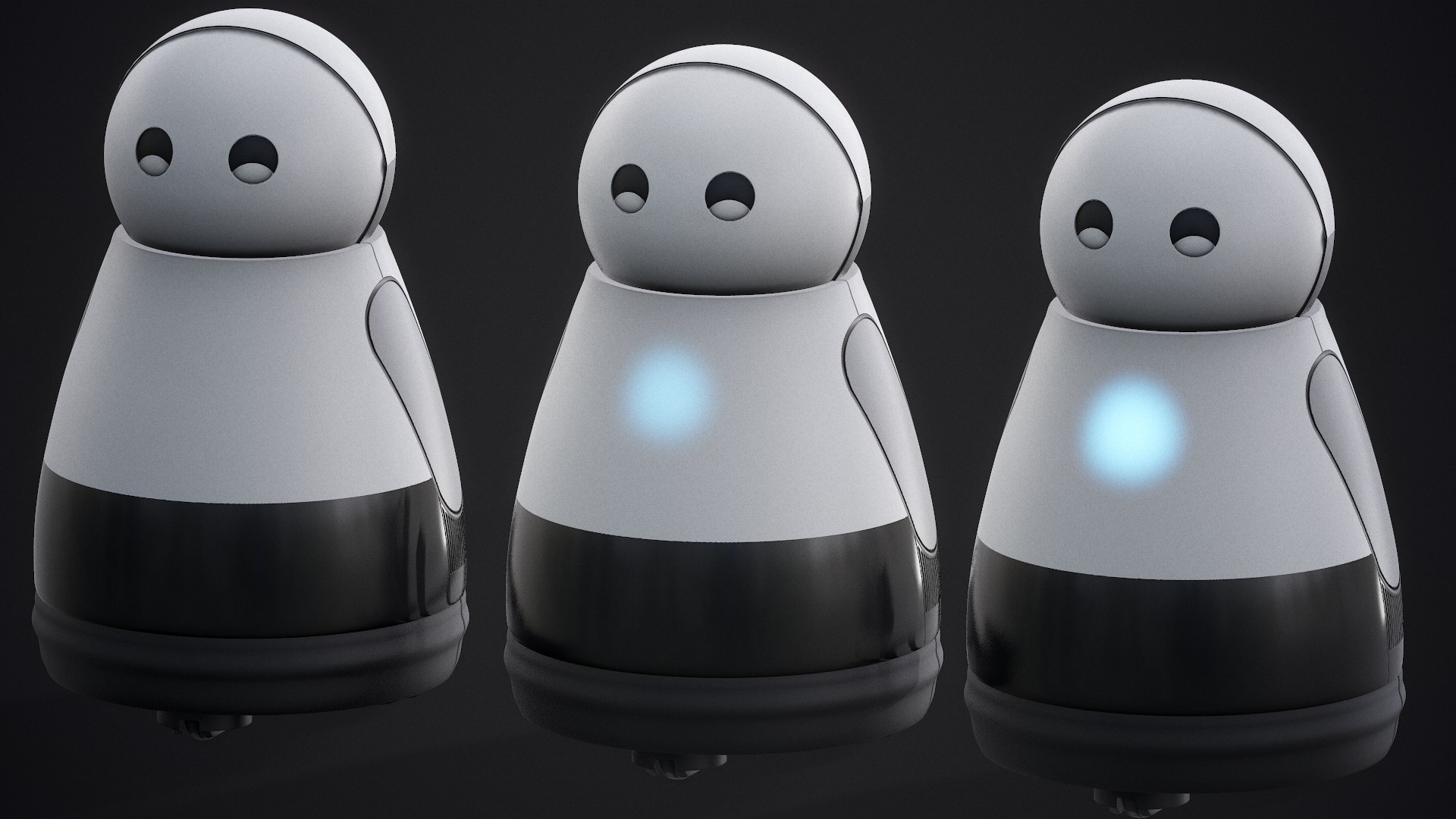 3D Kuri Home Robot - TurboSquid 1619096