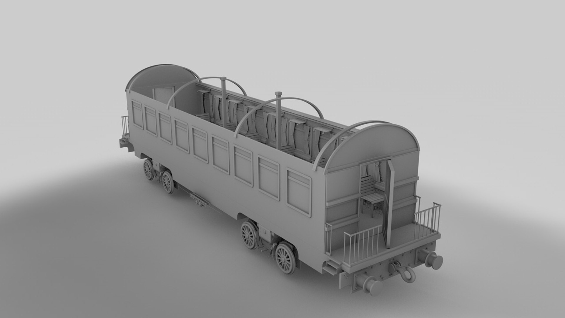 Train 3d Obj