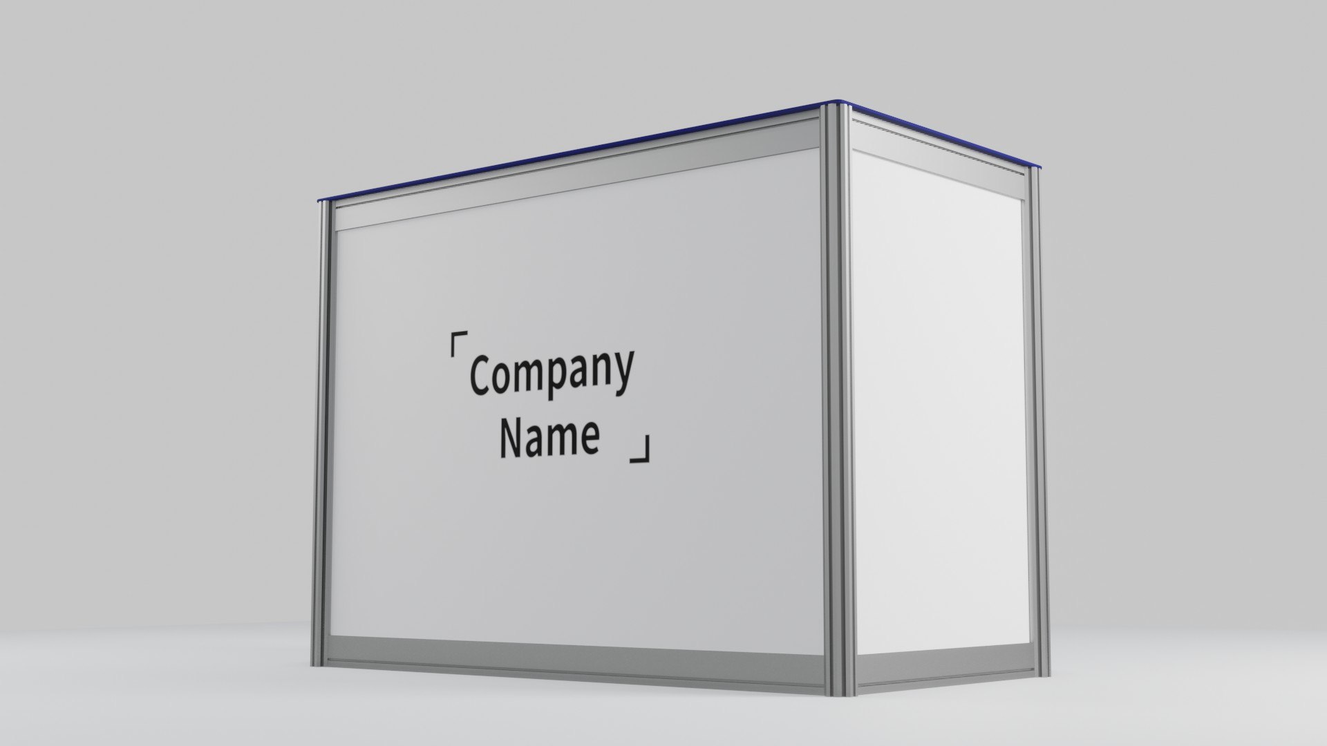 Exhibition Booth Octanium Table 1m 3D Model - TurboSquid 1991478