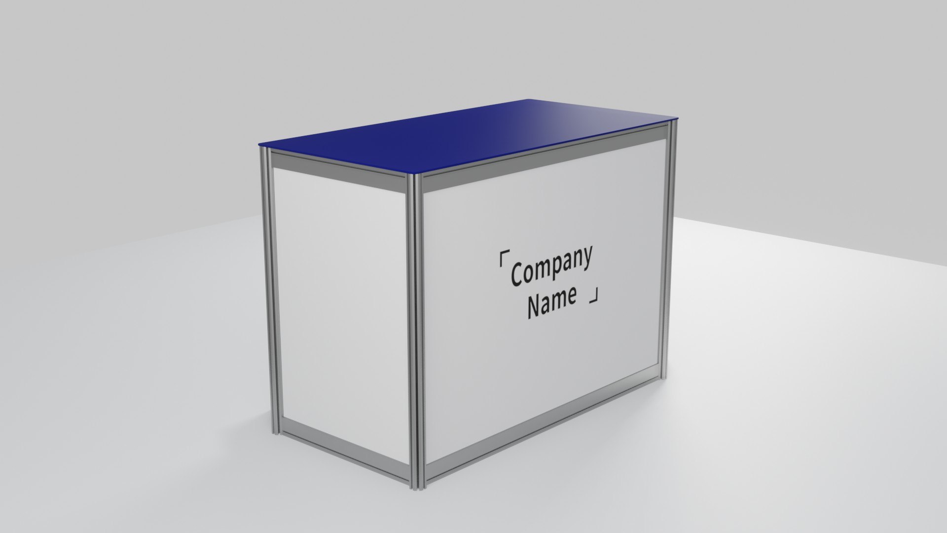 Exhibition Booth Octanium Table 1m 3D Model - TurboSquid 1991478