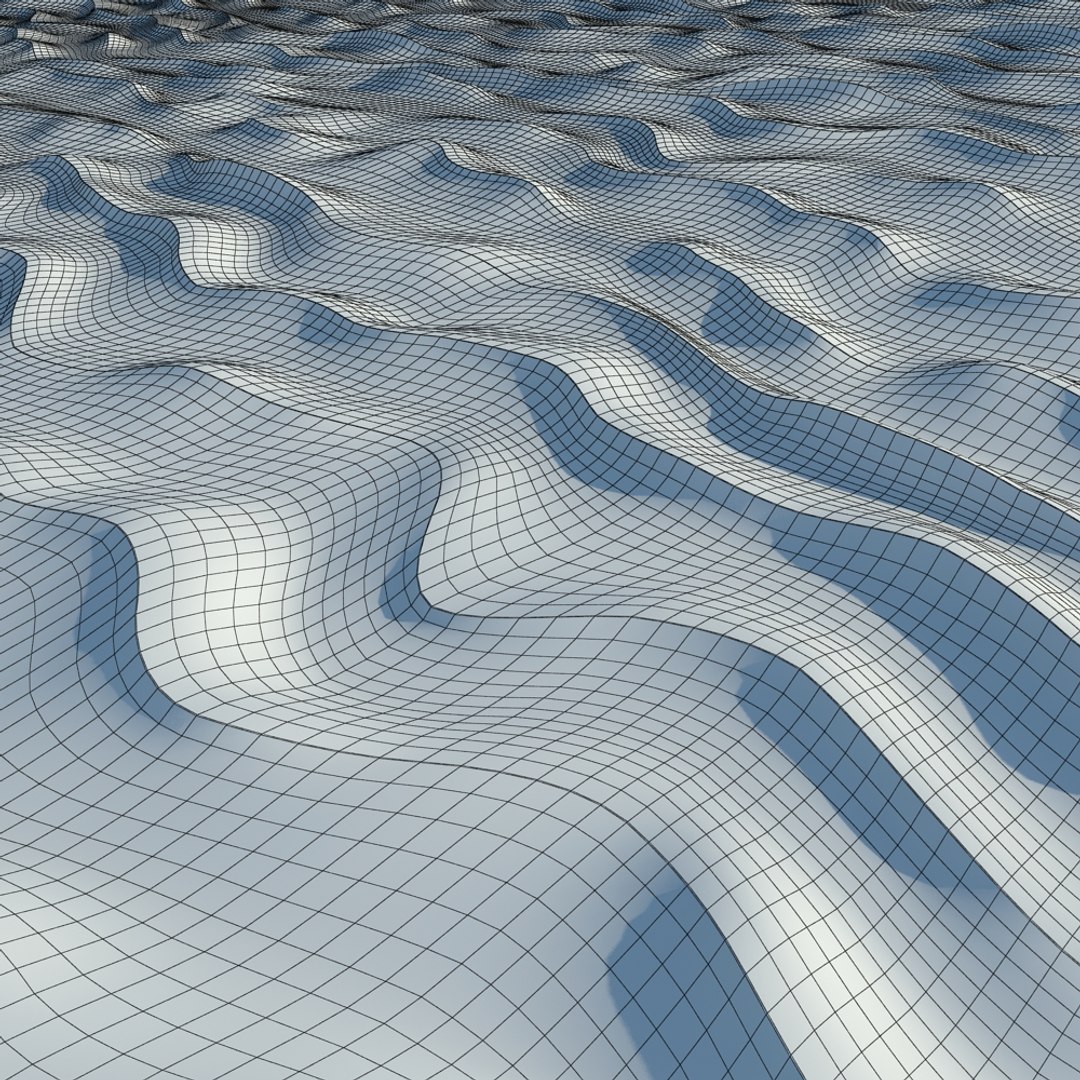 3d Model Desert Sand