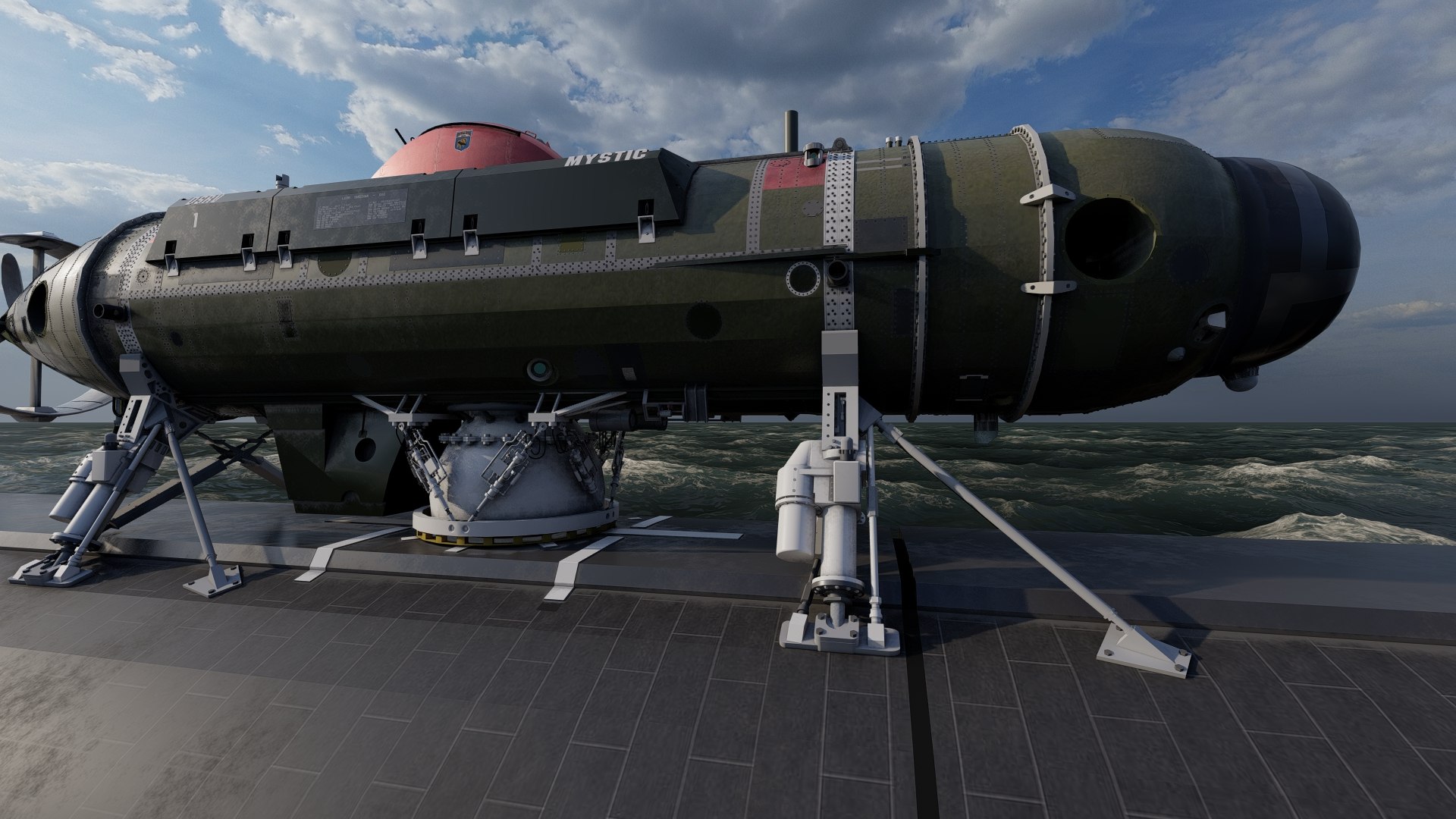 3D Model Rescue Submarine - TurboSquid 2278617