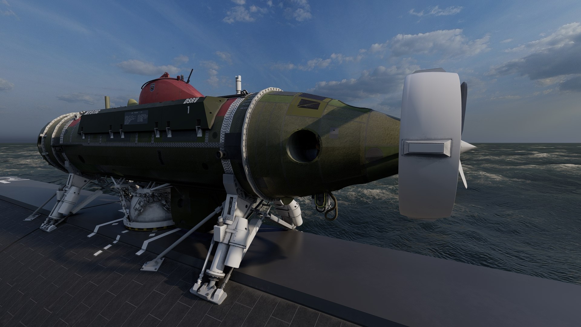 3D Model Rescue Submarine - TurboSquid 2278617