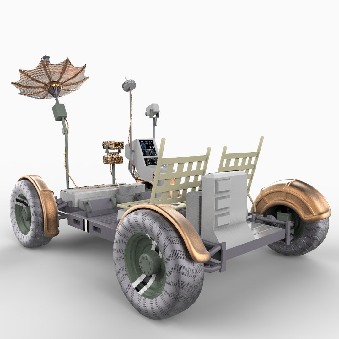 Apollo Lunar Rover Vehicle 3d Model
