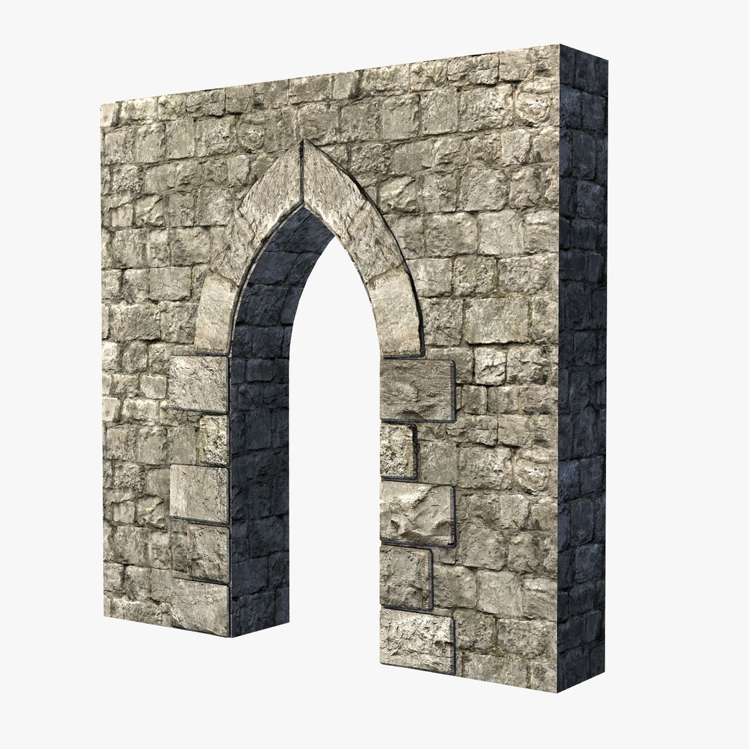 castle building set fantasy 3d blend