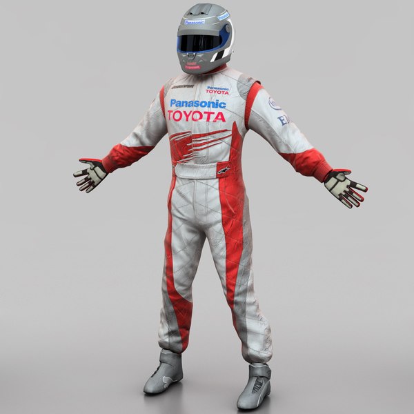 3d racing driver toyota model