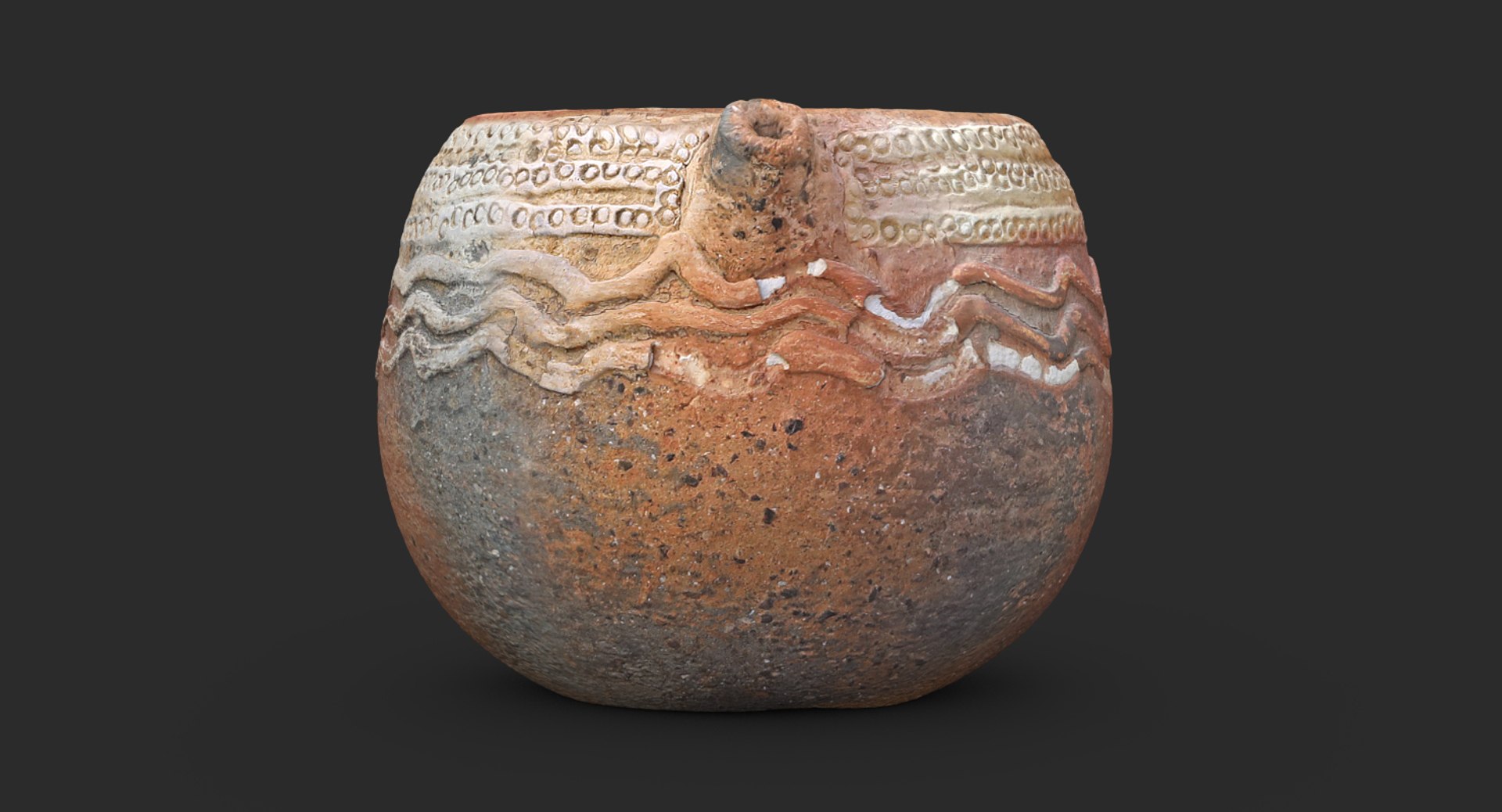 3D Ancient Saudi Pottery Pitcher - TurboSquid 1274124