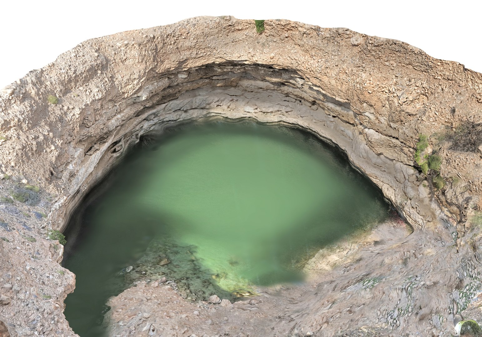 3D Ground Hole Cave Model - TurboSquid 2190714