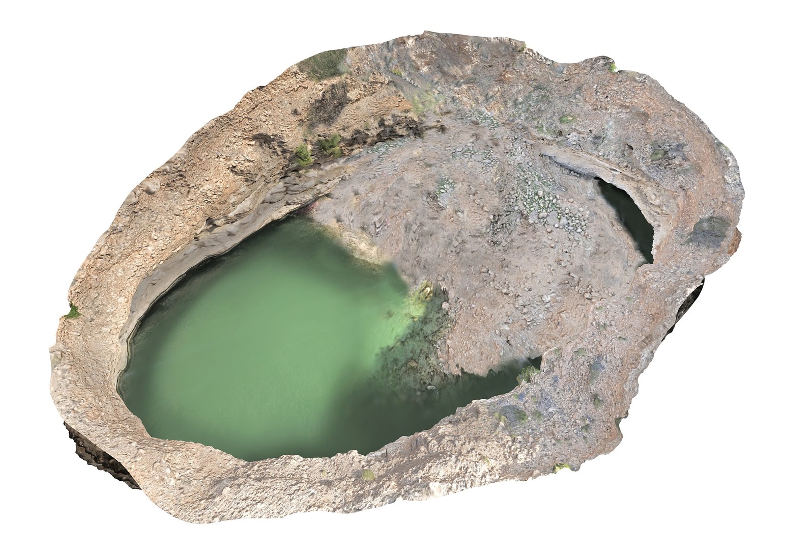 3D Ground Hole Cave Model - TurboSquid 2190714