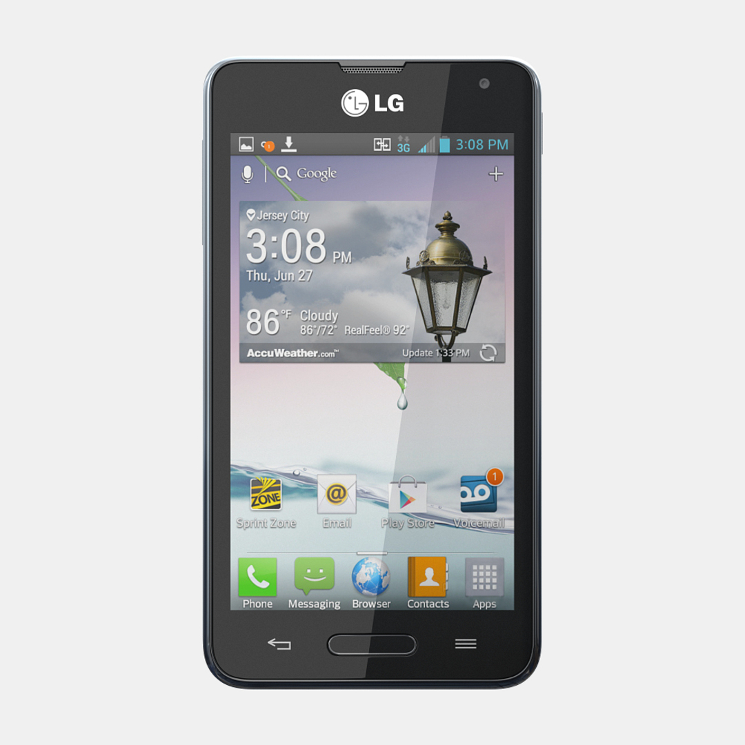 lg smartphones v2 phones 3d model