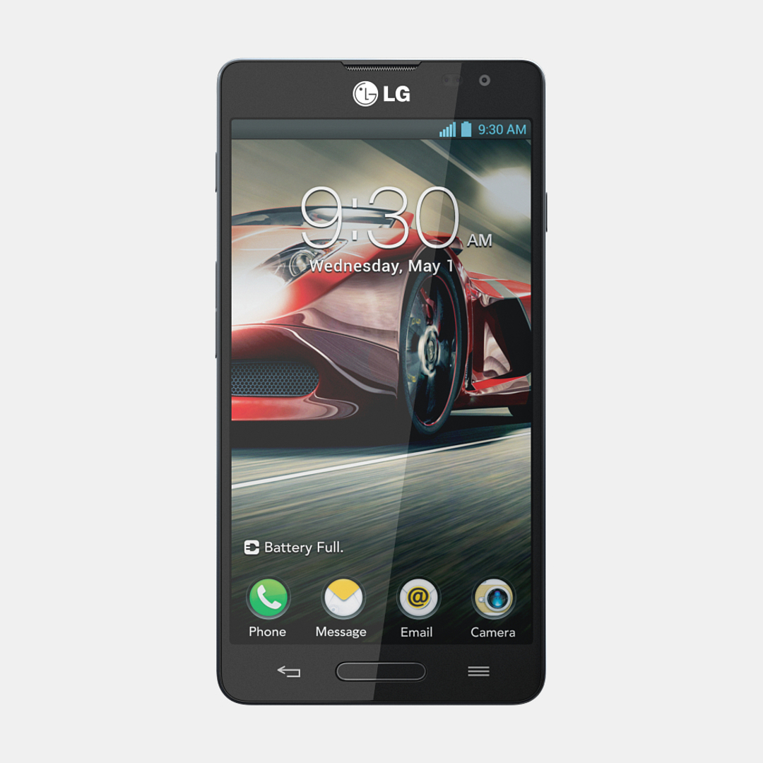 lg smartphones v2 phones 3d model