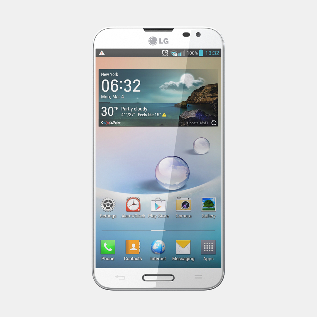 lg smartphones v2 phones 3d model