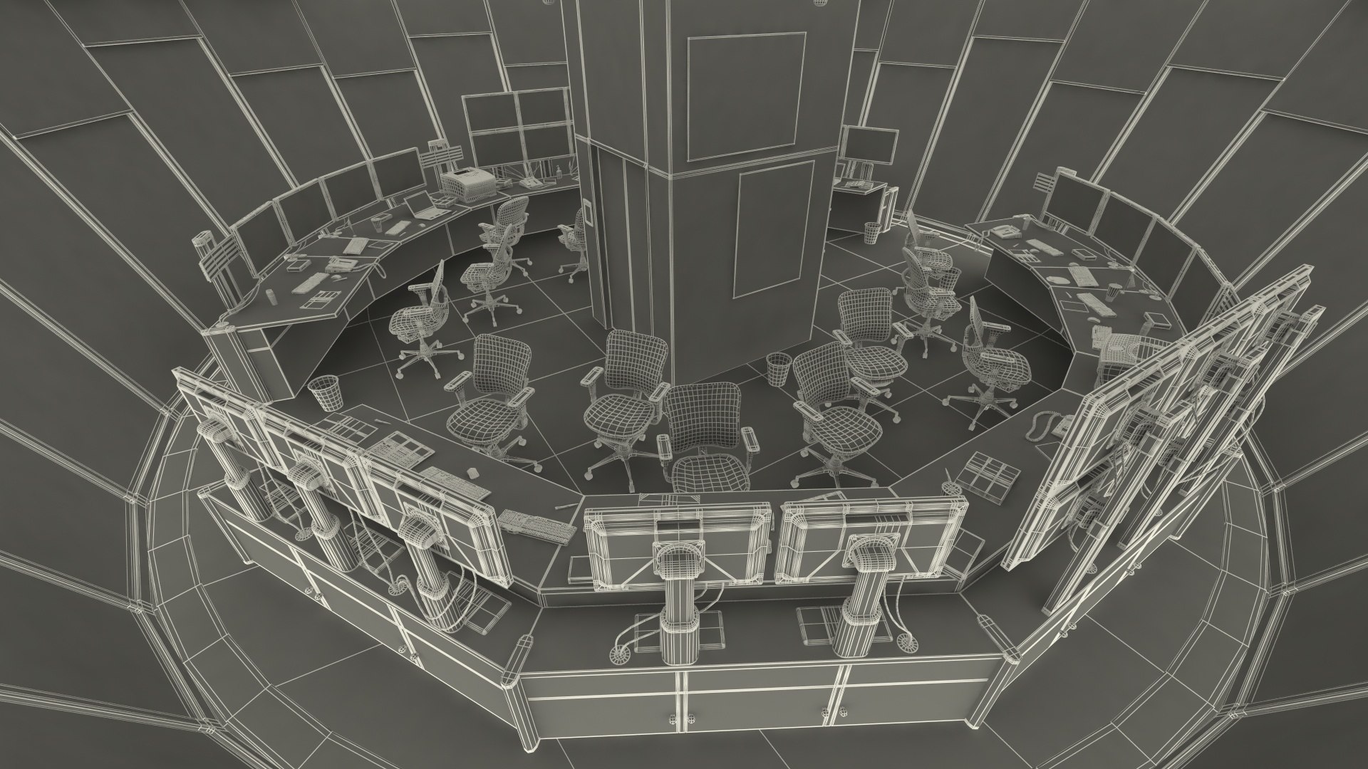 3D Model Airport Air Traffic Control Towers Collection - TurboSquid 2080794