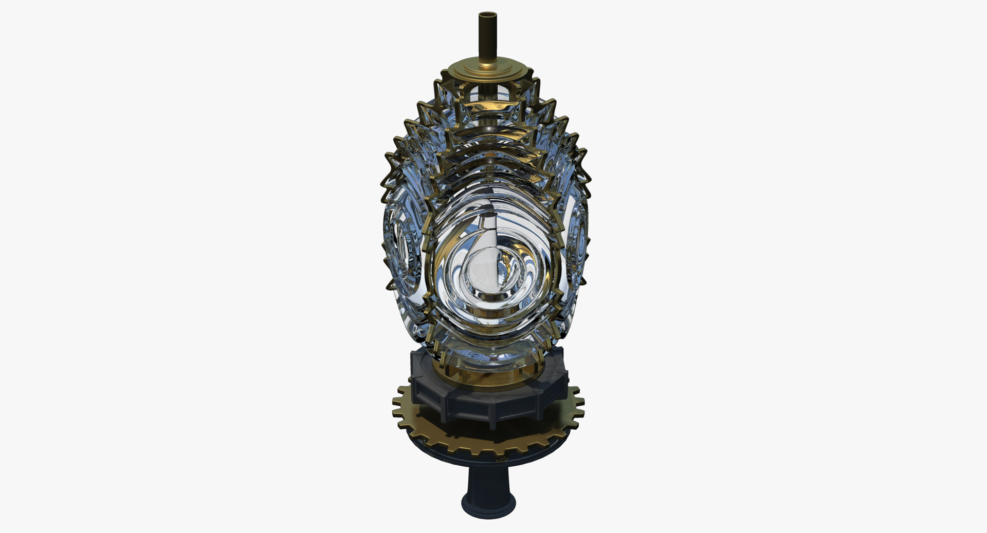 3d Model Fresnel Lens Lighthouses Light