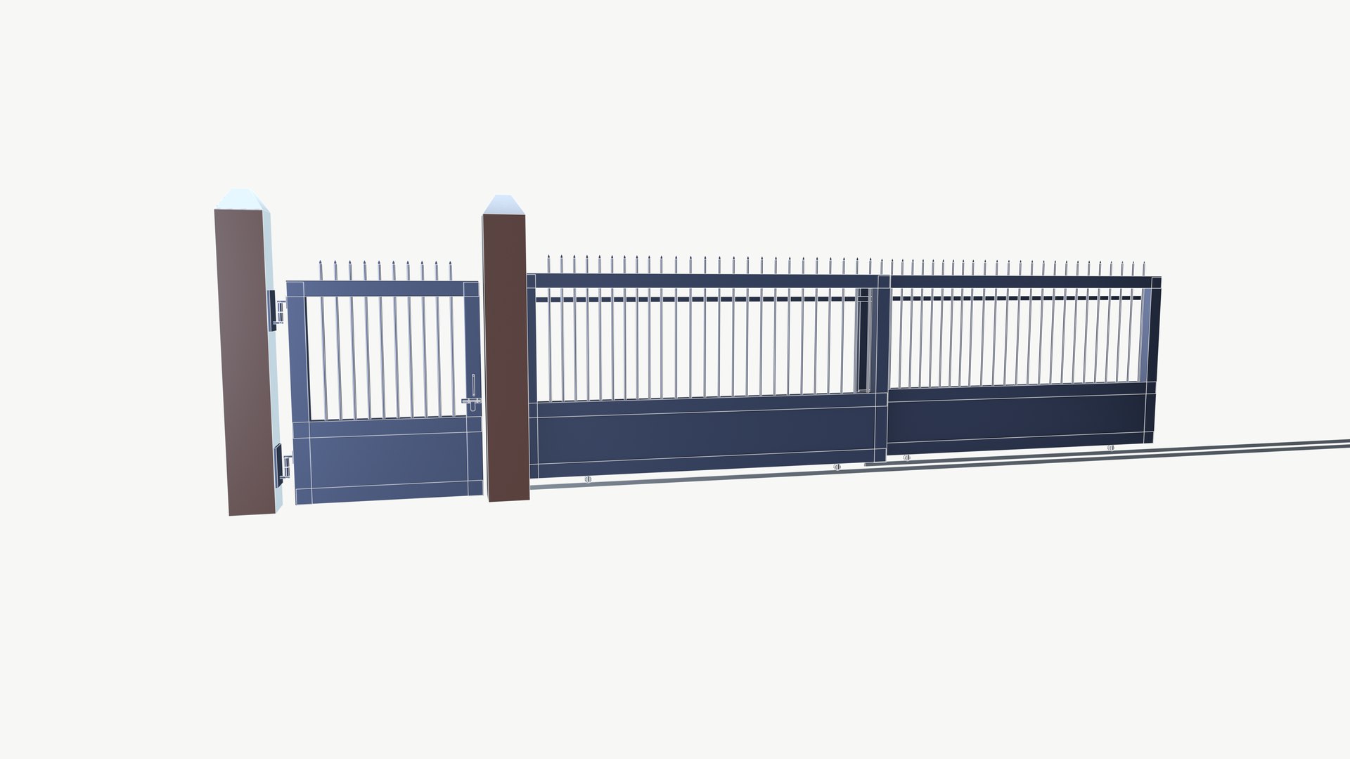 Industrial Gate Model - TurboSquid 2265809