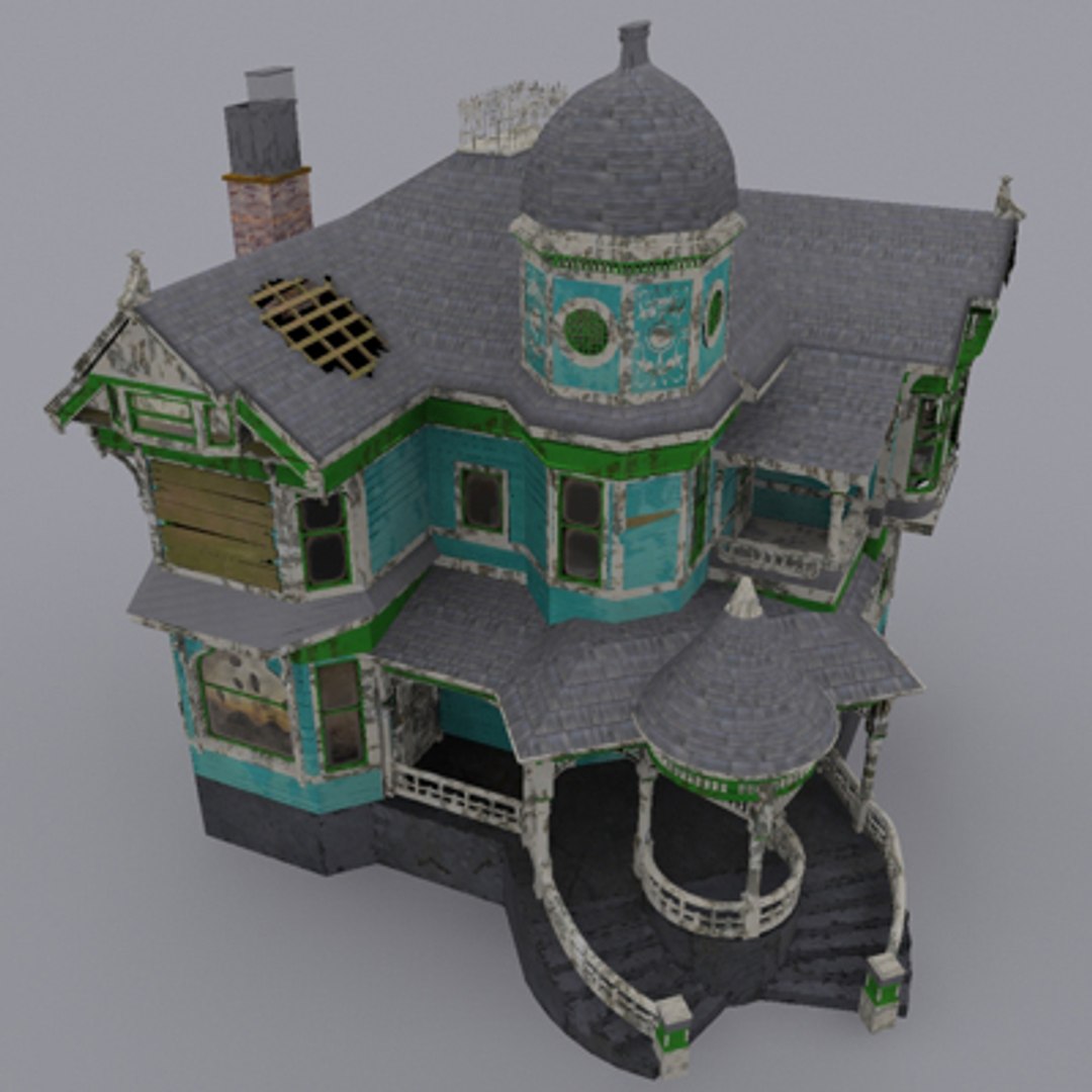 3d model haunted house