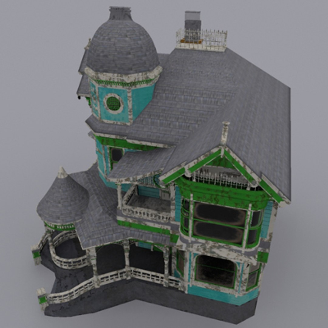 3d model haunted house