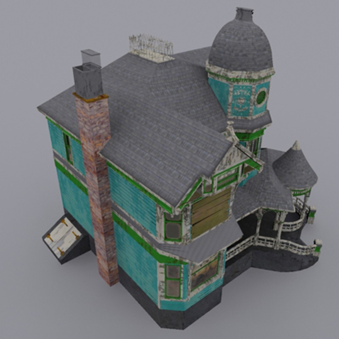 3d model haunted house