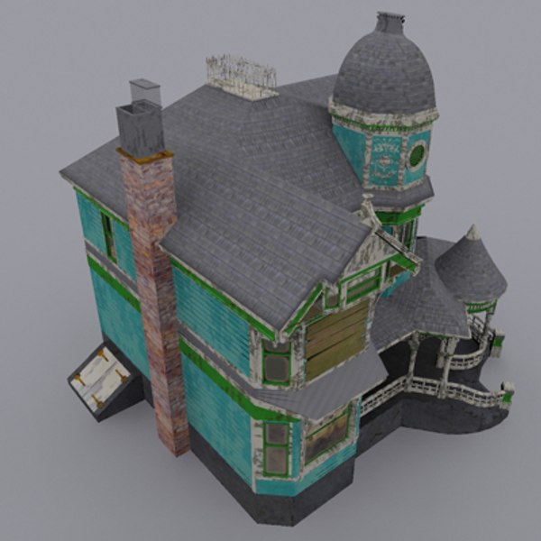 3d model haunted house
