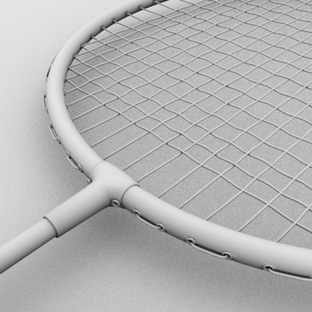 badminton shuttlecock 3d model