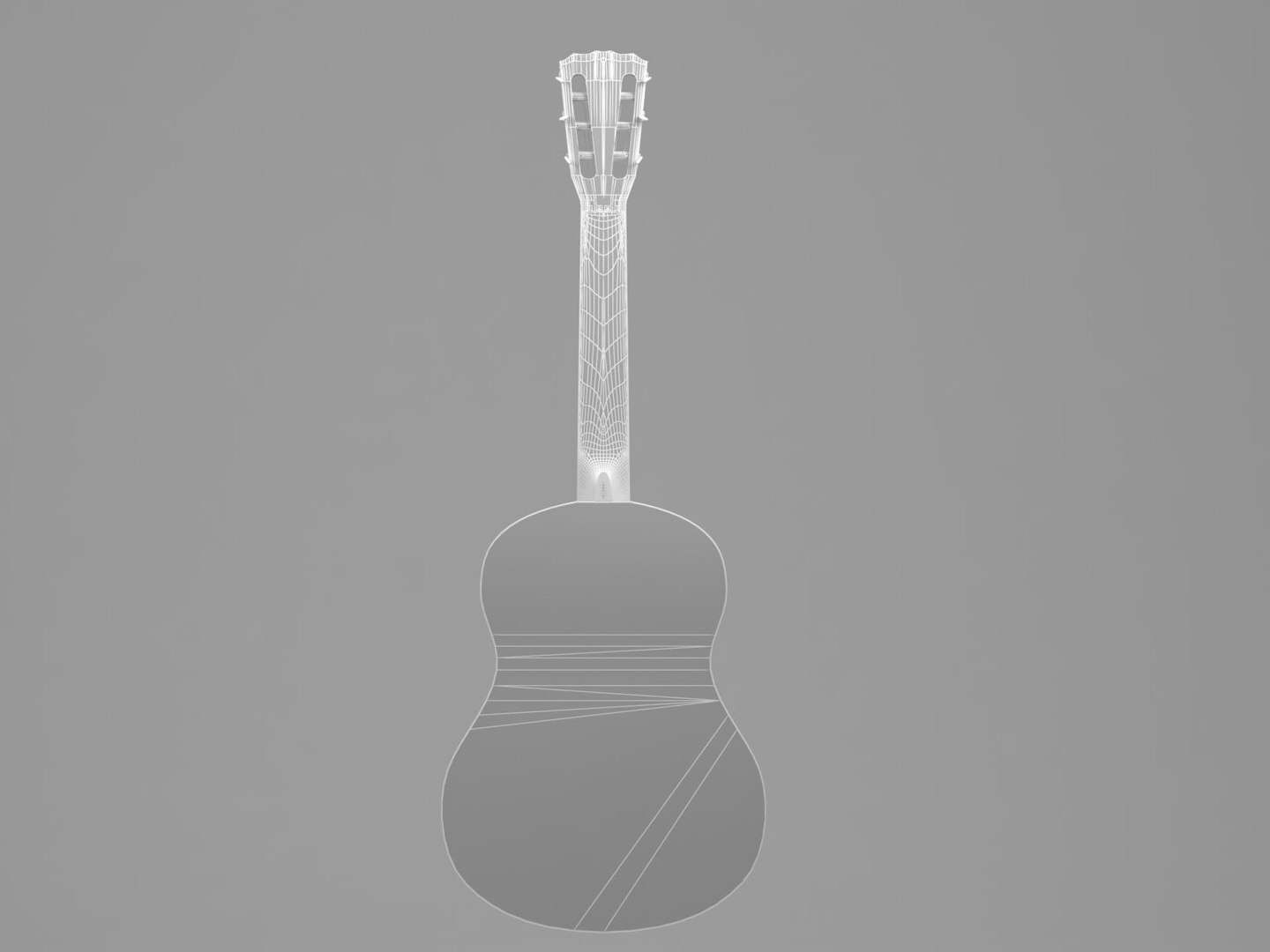 Classical guitar 3D model - TurboSquid 1192684
