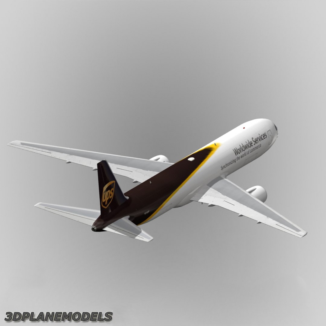 3d Model Ups 767