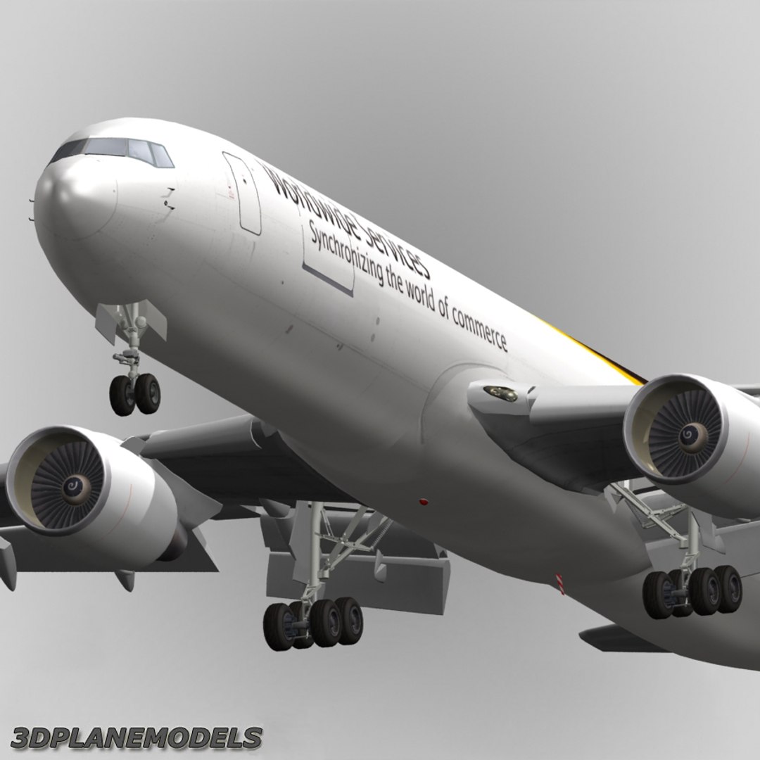 3d Model Ups 767