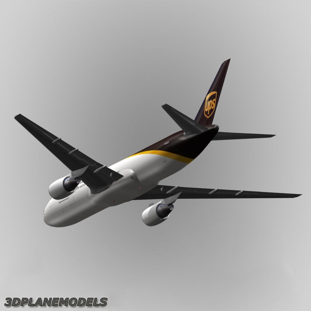 3d Model Ups 767
