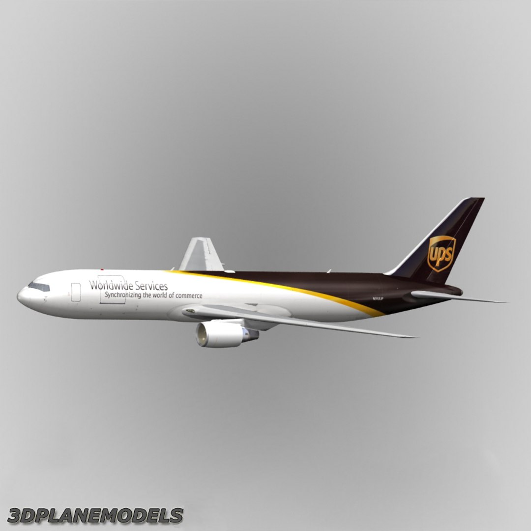 3d Model Ups 767