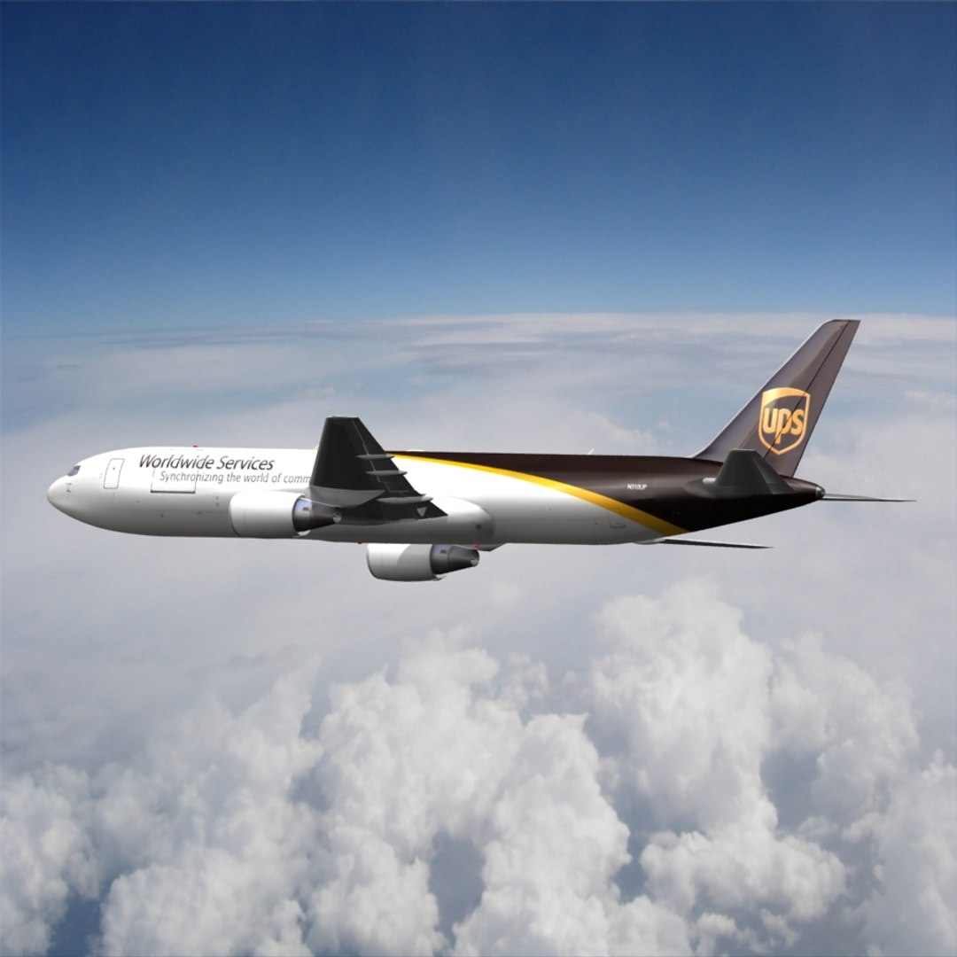 3d Model Ups 767
