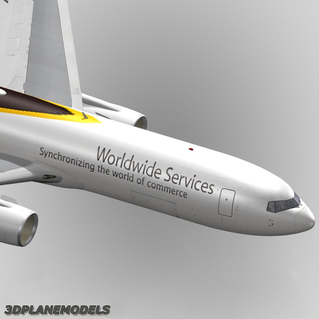 3d Model Ups 767