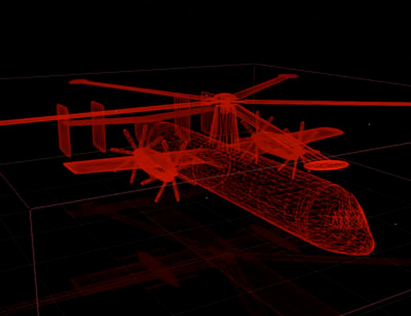 3d Model Blade Vtol Plane Gyrolifter
