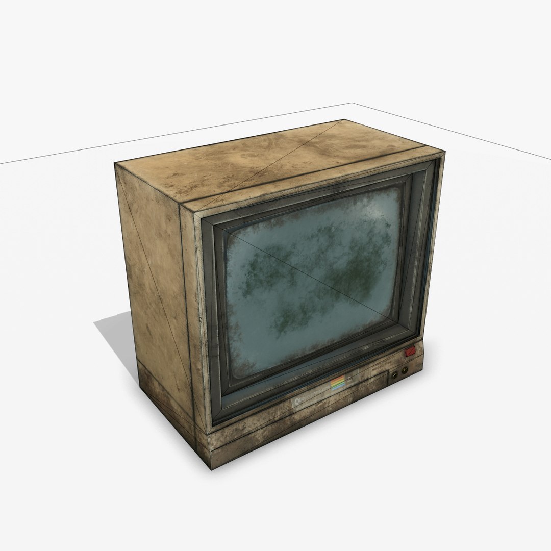 3D Old Monitor Pbr - TurboSquid 1255623