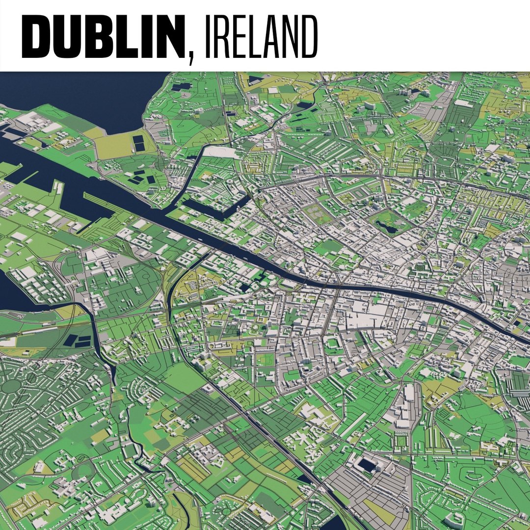 City Dublin Ireland 3D Model - TurboSquid 1425405