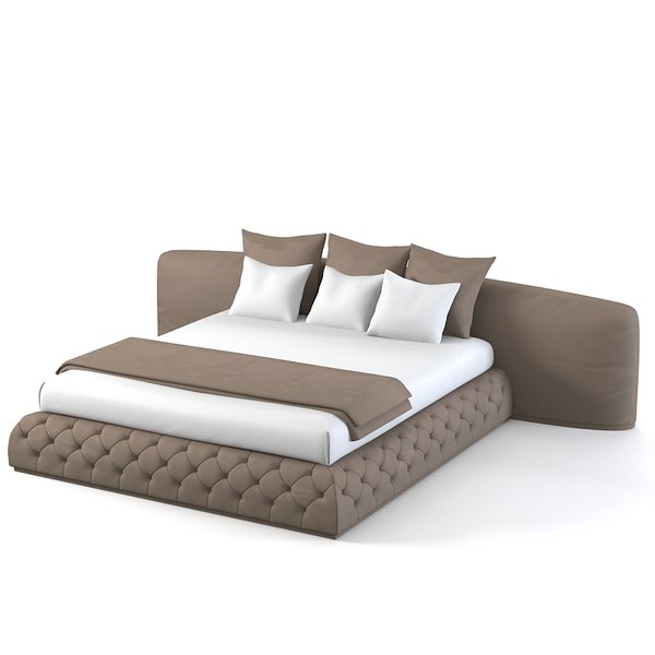 Flexform MOOD LEONARDO 더 블룸 침대 230 현대식 3D 모델 - TurboSquid 539320