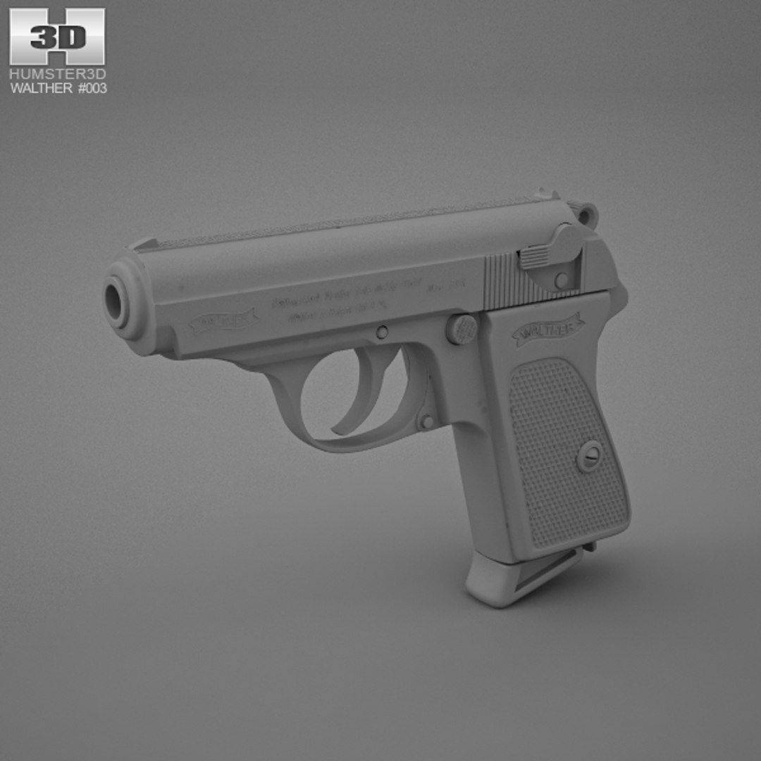 Walther Ppk 3D Model | 1147258 | TurboSquid