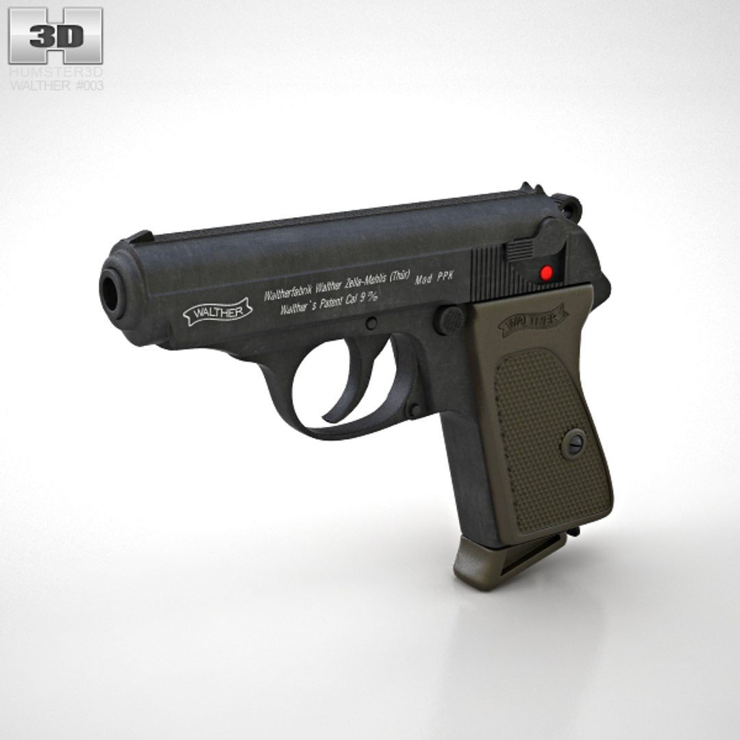 Walther Ppk 3D Model | 1147258 | TurboSquid