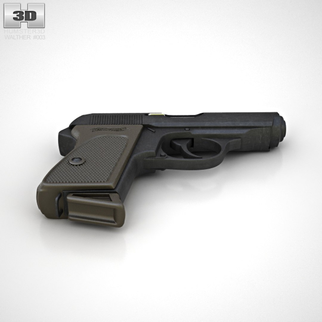 Walther Ppk 3D Model | 1147258 | TurboSquid
