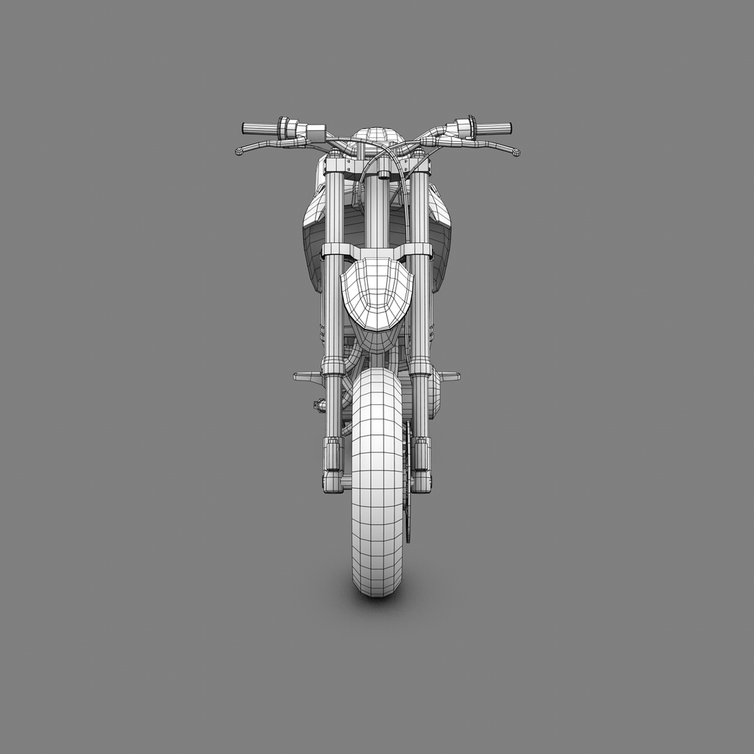 race supermoto bike 3d lwo