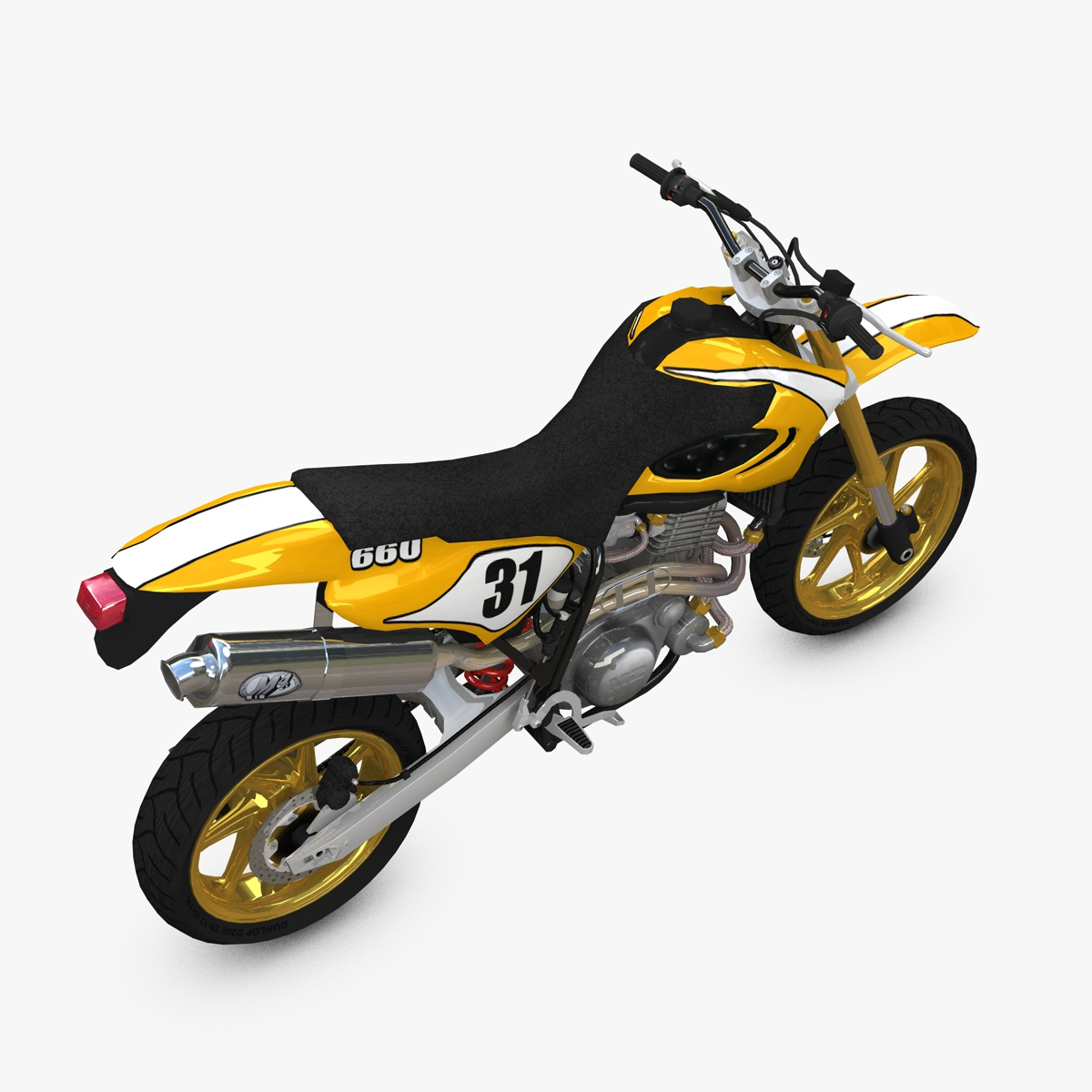 race supermoto bike 3d lwo