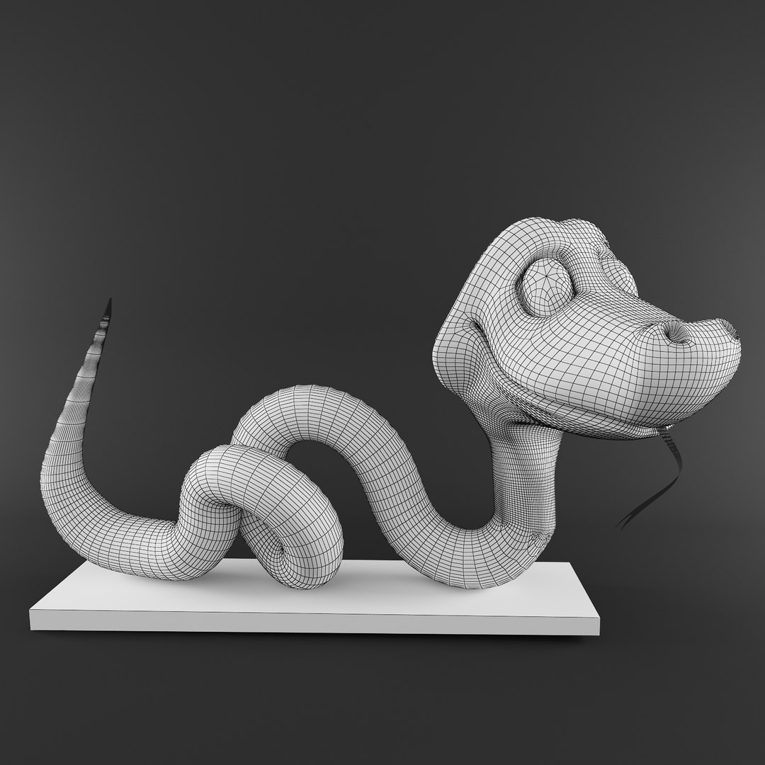 3d Snake Cartoon