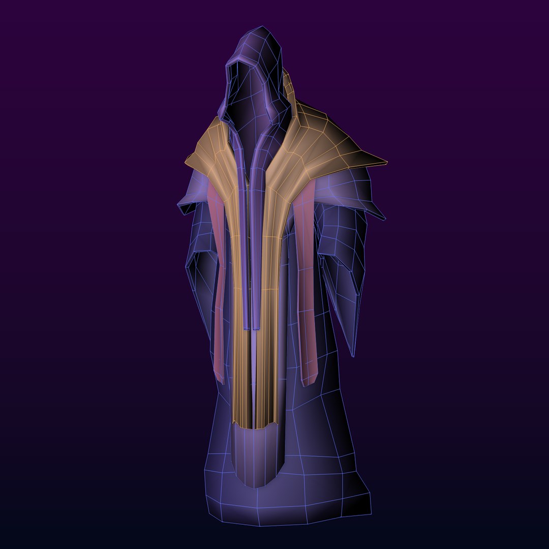 3D Robe Mage Model - TurboSquid 1166043
