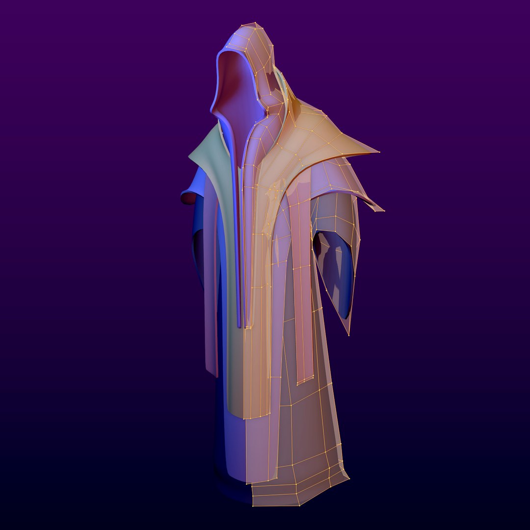 3D Robe Mage Model - TurboSquid 1166043