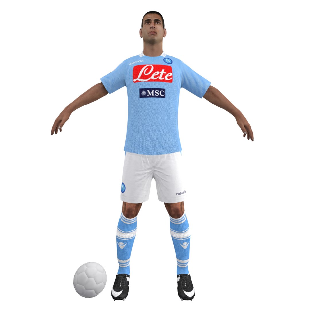 soccer player 3d model