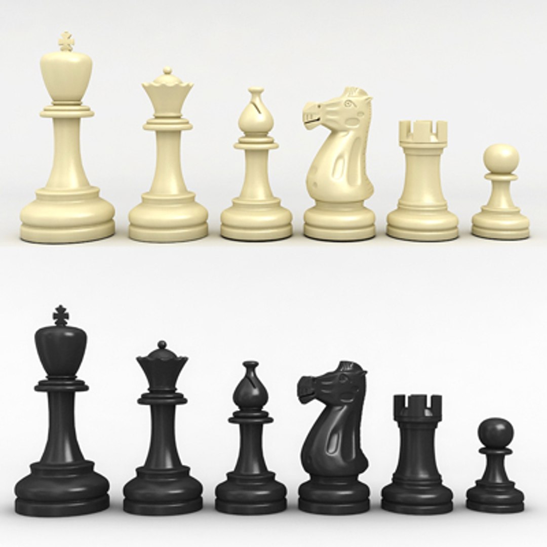 Maya Plastic Chess Pieces Set