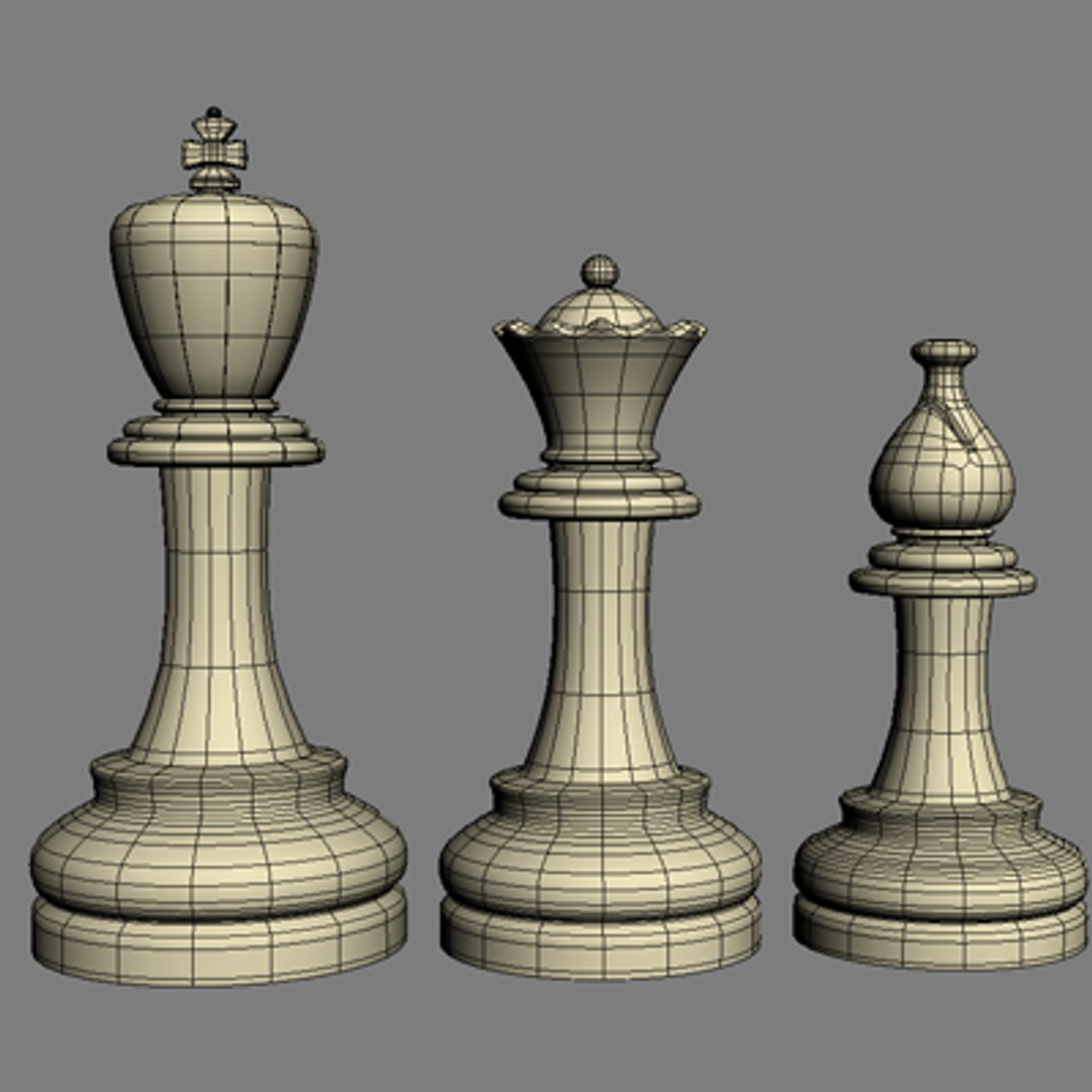 Maya Plastic Chess Pieces Set