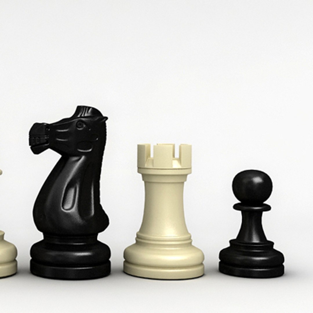 Maya Plastic Chess Pieces Set